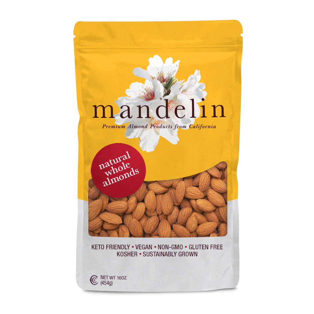 Natural Almonds Whole - Mandelin